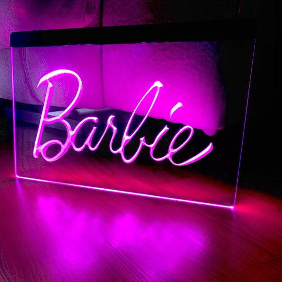 Other | Barbie Led Neon Light Sign 8x12 | Poshmark